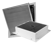 HORIZONTAL FIXED BAR RETURN GRILLE - T-BAR - WITH PLENUM BOX - Stat ...