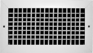 SINGLE DEFLECTION SIDEWALL SUPPLY - VERTICAL BARS W/ OBD - Stat Aire, Inc.